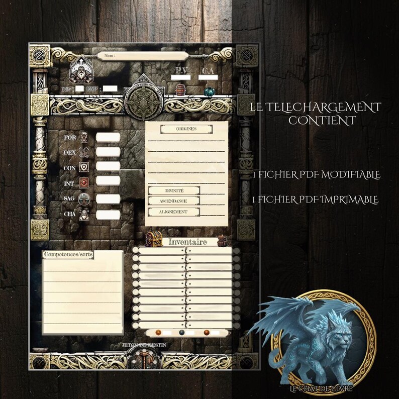 Shadowdark RPG Character Sheet - Dwarf Theme - Printable PDF - Etsy