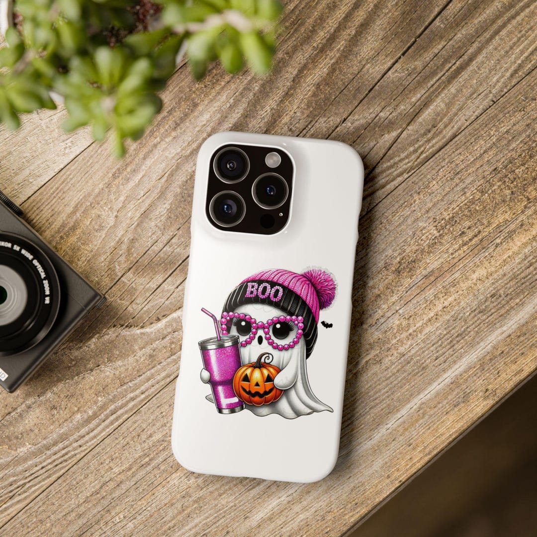 Cute Ghost Halloween Slim Phone Cases, Spooky Phone Cover, Halloween ...