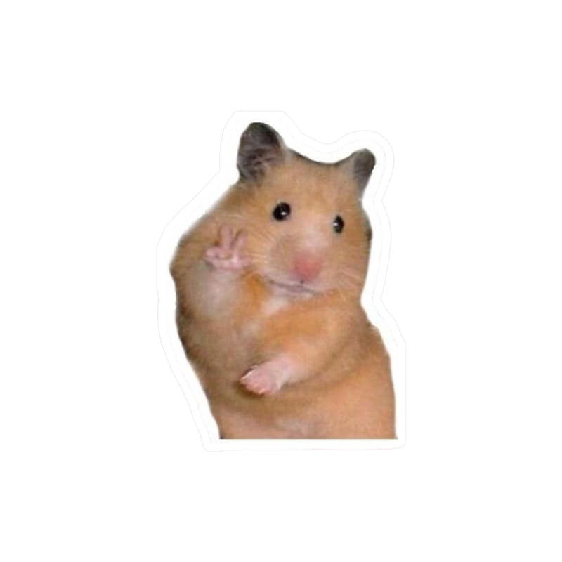 Hamster Peace Sign - Etsy
