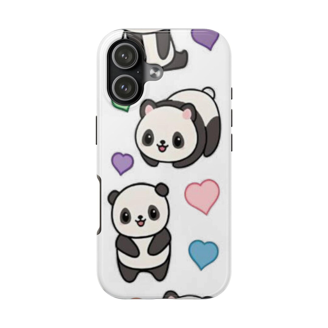 Cute Panda Phone Case, Adorable Animal Case, Tough and Durable Phone ...