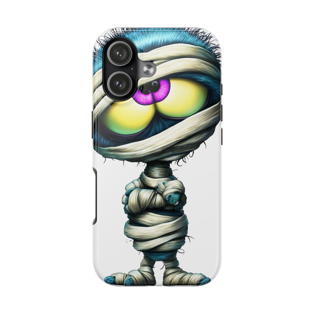 Mummy Monster Phone Case | Cute Tough Cell Cover for Halloween, Gift ...