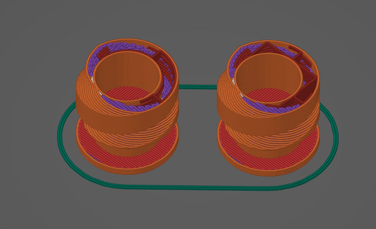 Brake Mod for Thrustmaster T3PA 3D Printed TPU Spring Insert Set of 2 ...