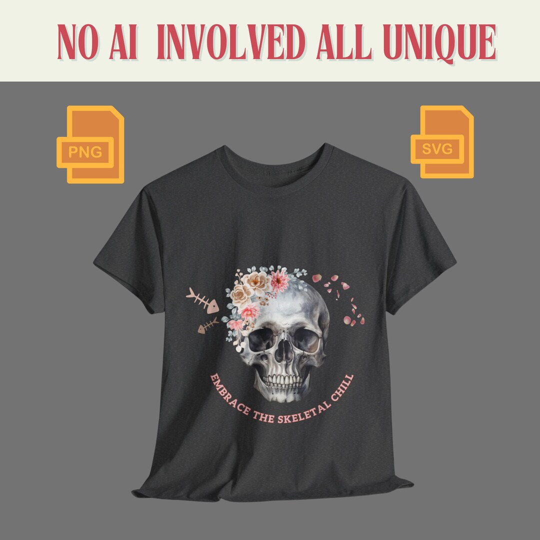 Skeleton Svg Floral, Skeleton Svg, Skull Png, Floral Skeleton Png ...