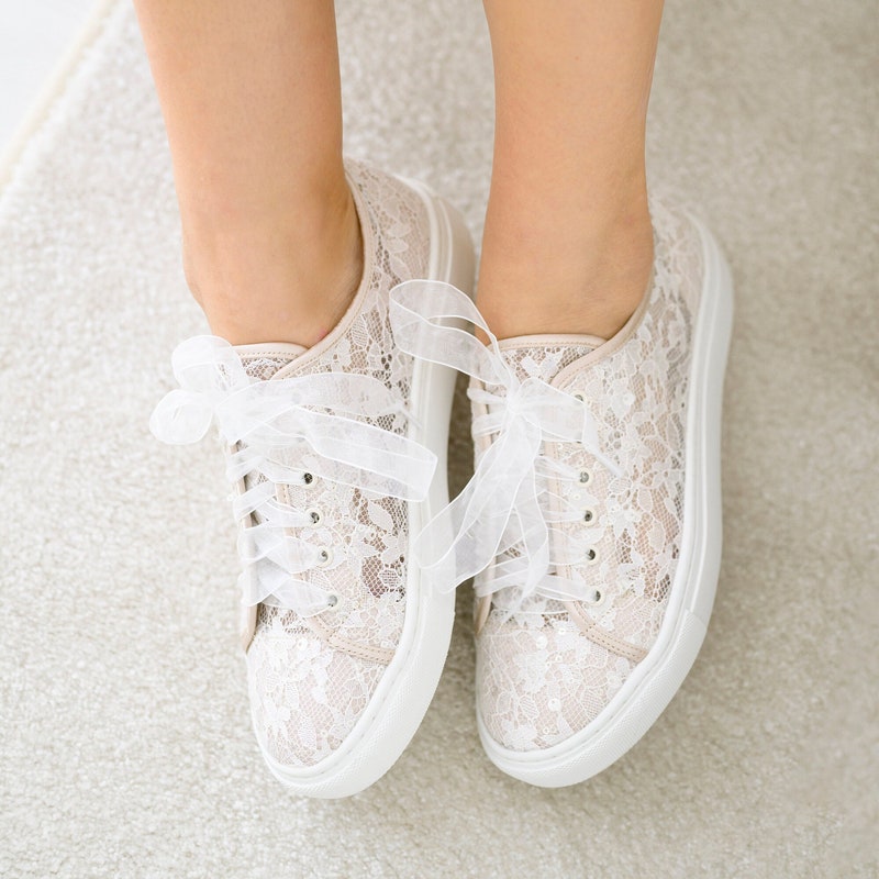Nude Sneaker Woman Etsy De