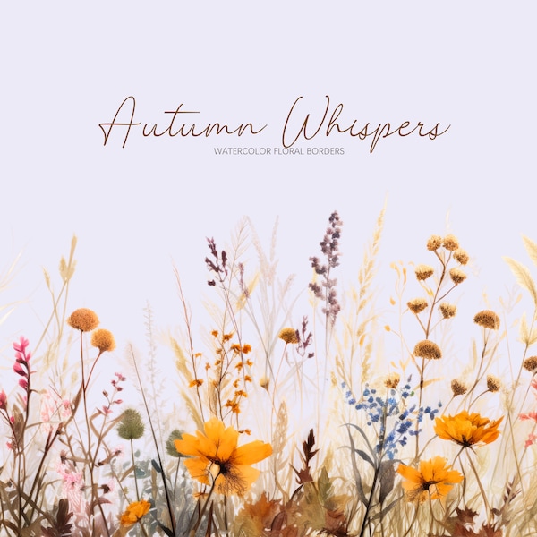 Fall Watercolor - Etsy