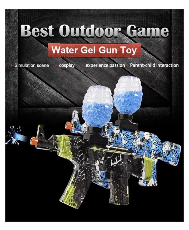 Gel Blaster Electric Gel Ball Blaster Eco-friendly Splatter - Etsy