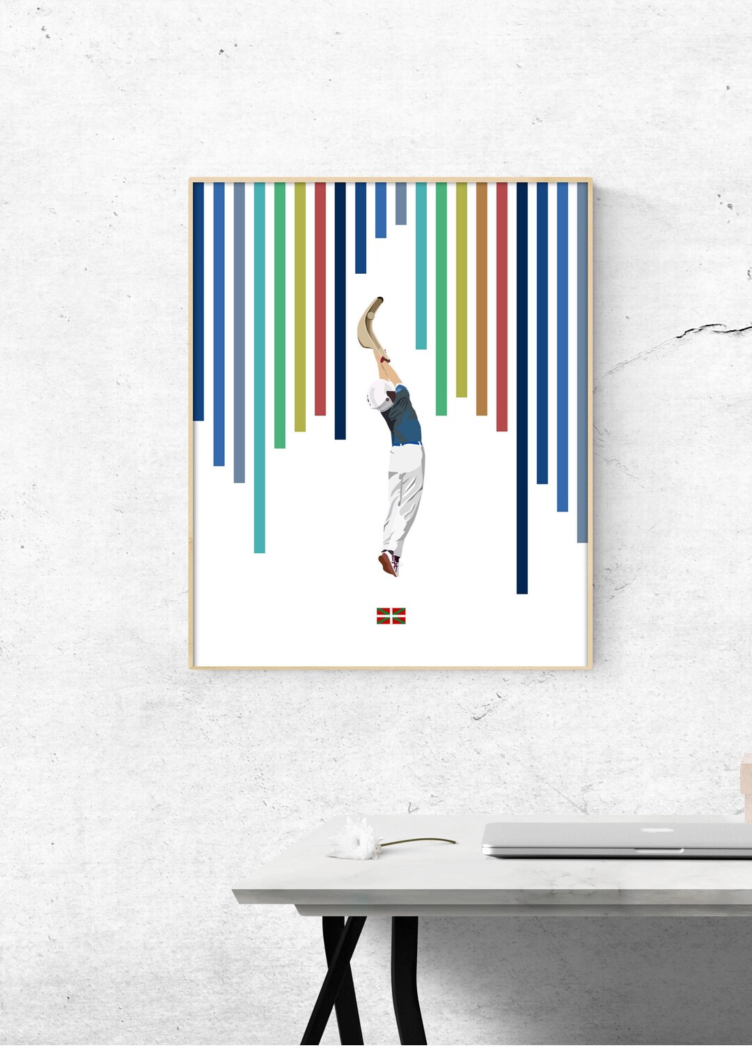 Art Print | Art Print Basque Sport | Basque Art Print | Digital ...