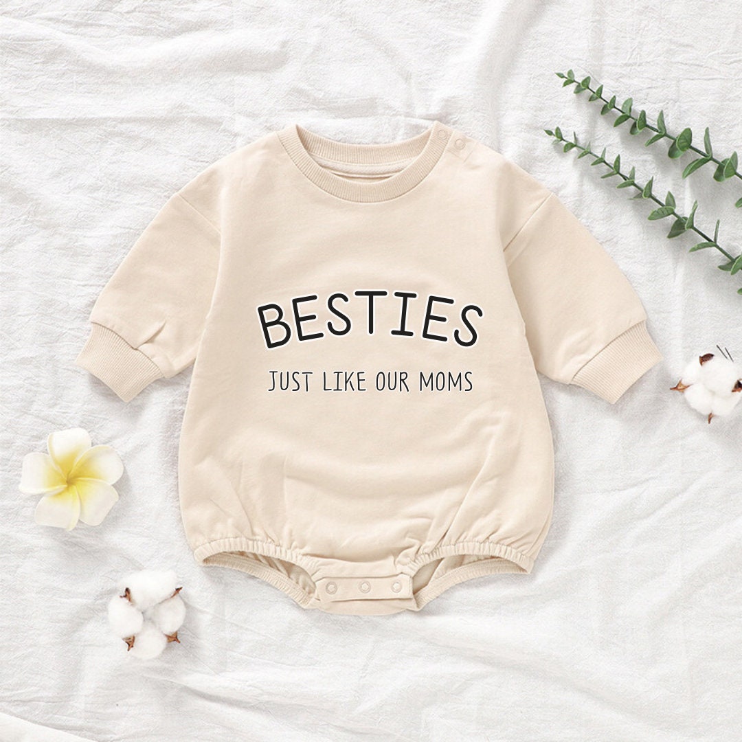 Besties Just Like Our Moms Shirts|besties Baby Matching Outfits|baby ...