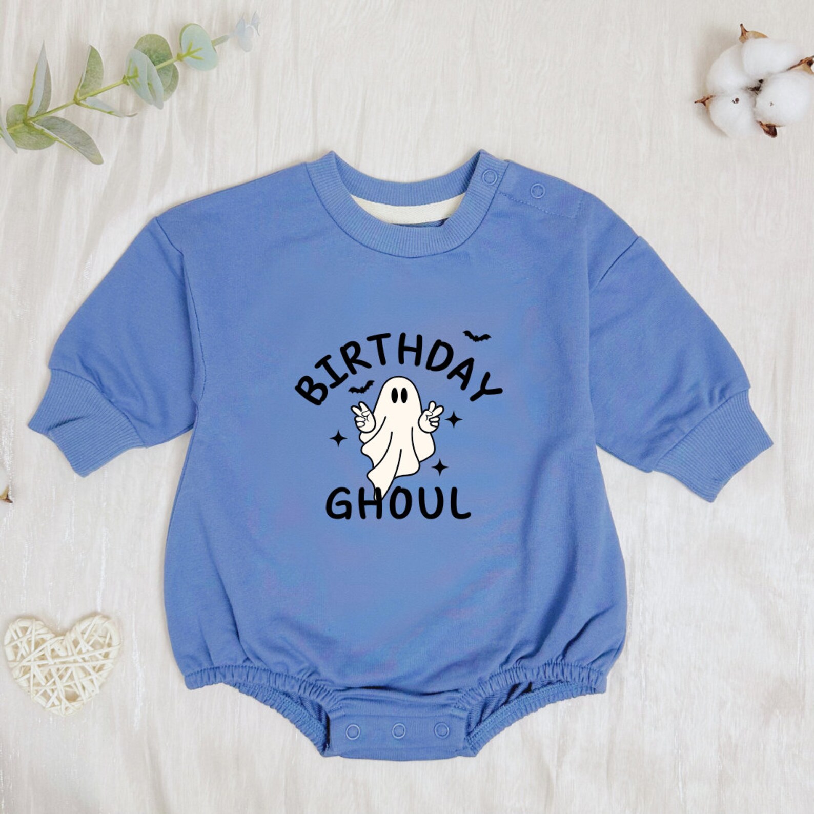 Birthday Ghoul Halloween Baby Romper|halloween Birthday Baby Shirt ...