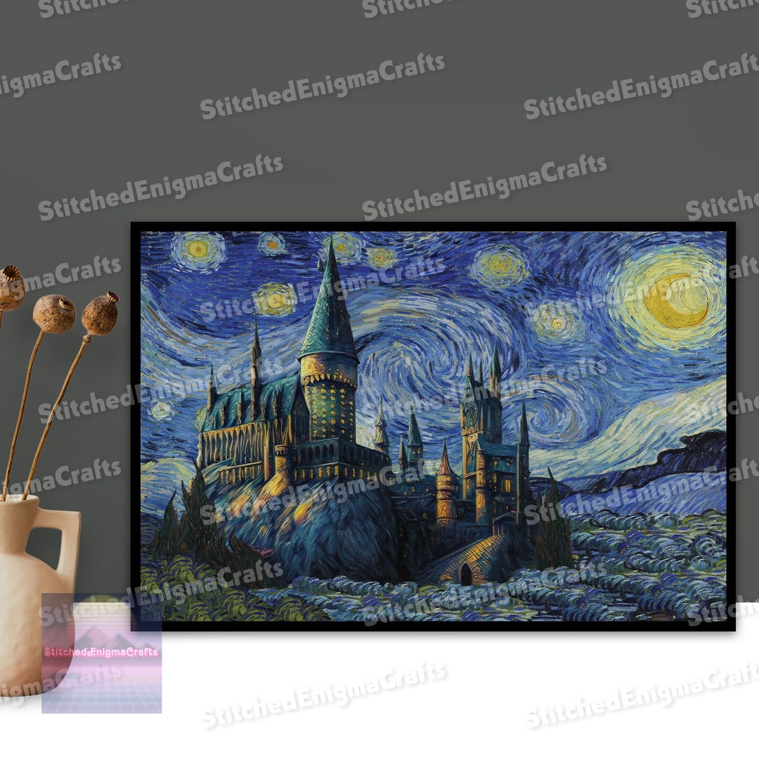 Wizard School Poster Hogwarts Poster Potter Movie Poster - Etsy