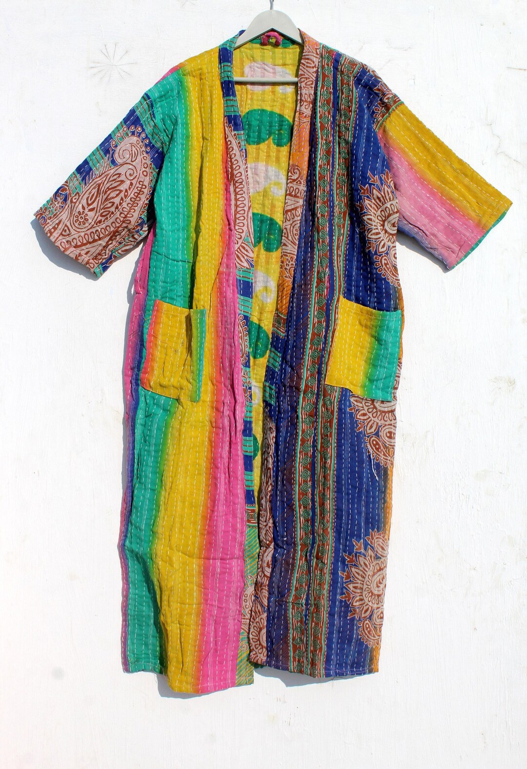 Kantha Short Jacket Pure Cotton Handmade Jackets,kantha Jackets,kantha ...