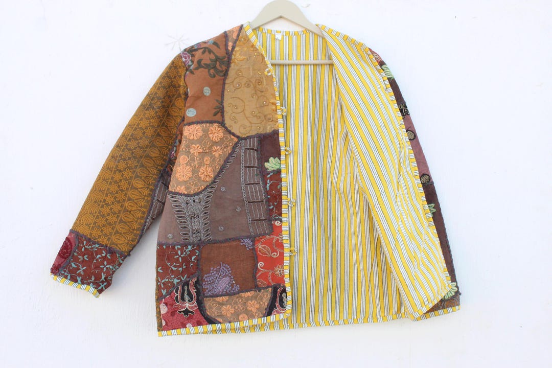 Banjara Jacket, Indian Handmade Embroidery Jacket, Patch Work Jacket ...