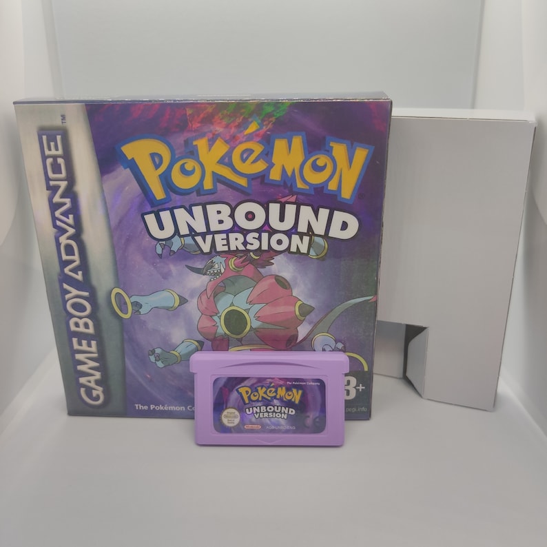 Pokemon Unbound V2.1.1.1 With Box Hackrom GBA Retro Game for Gameboy ...