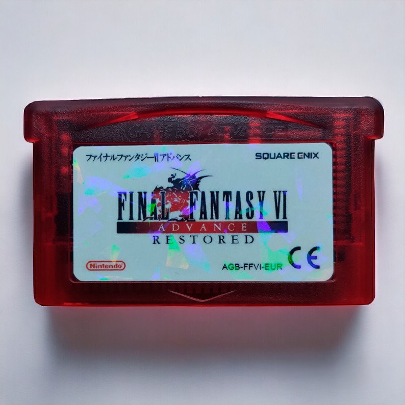 Final Fantasy VI FF6 Restored With Case Retro Game for GBA Restored ...