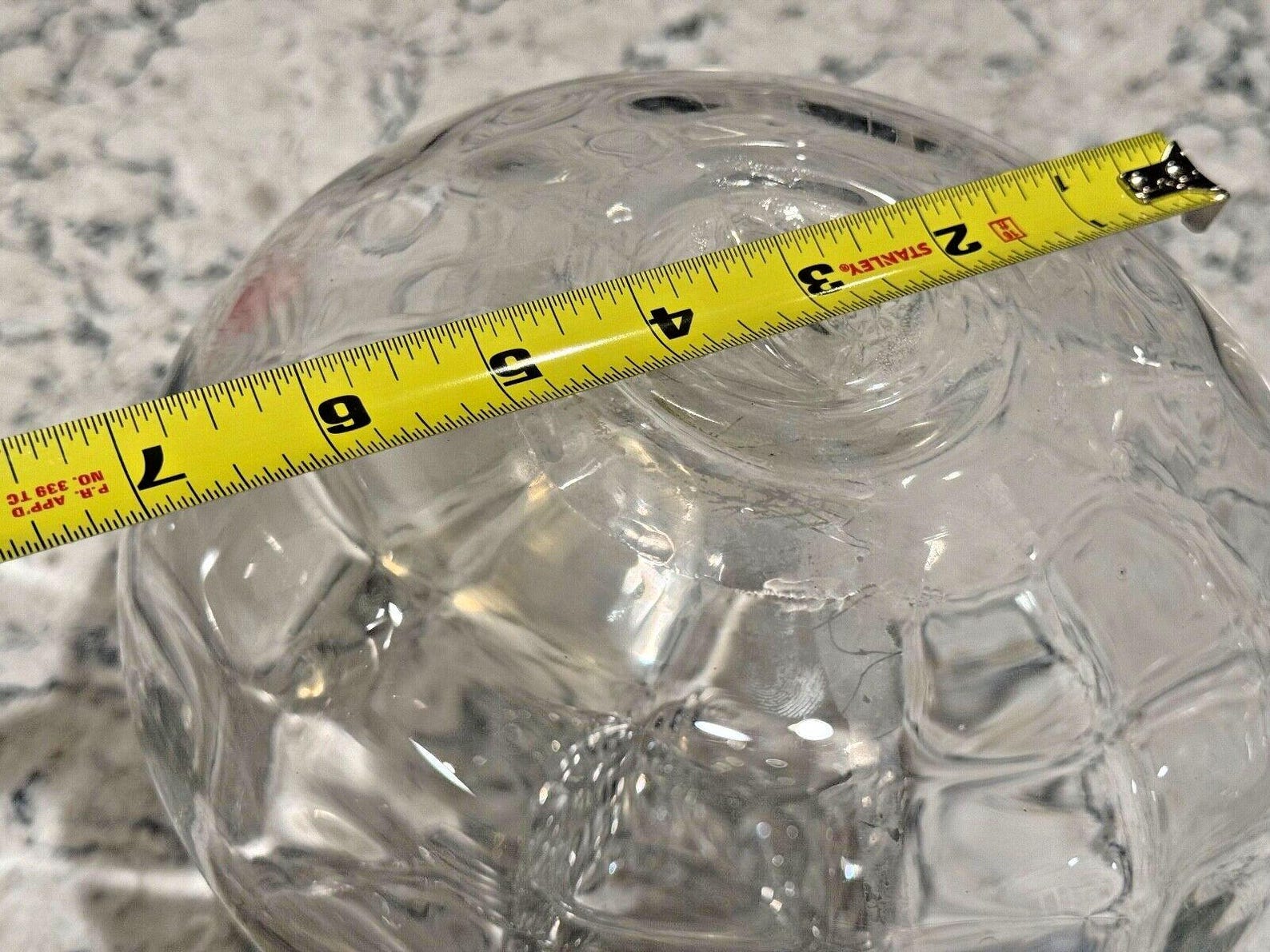 Vintage Two's Company Hand Blown Art Glass Ruffled Pulled Bottle Neck 9 ...
