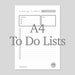 A4 Printable Task List | Daily to Do Planner | Digital Download | A4 ...