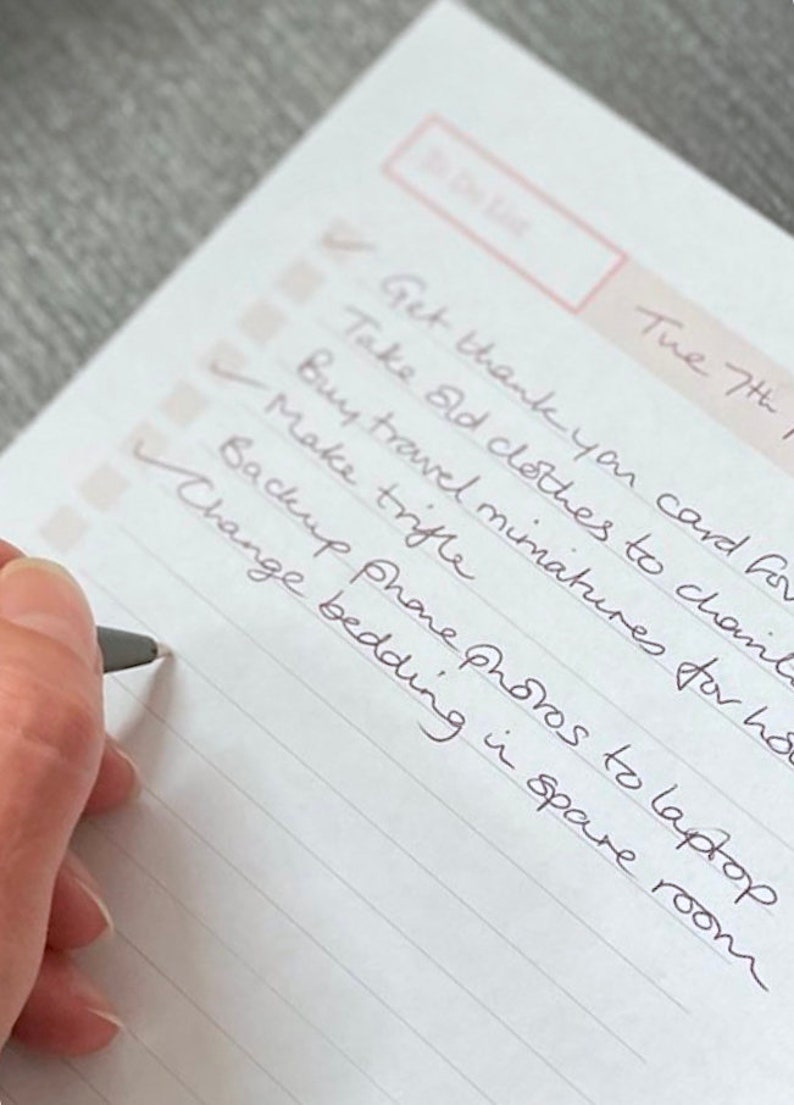 A4 to Do List Printable | Daily Tasks Planner Template | Digital ...