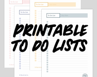 A4 Printable Task List | Daily to Do Planner | Digital Download | A4 ...