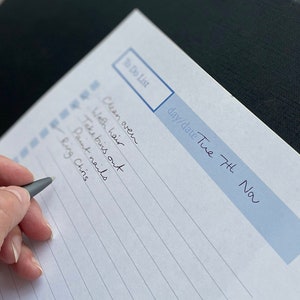 A4 to Do List Printable | Daily Tasks Planner Template | Digital ...