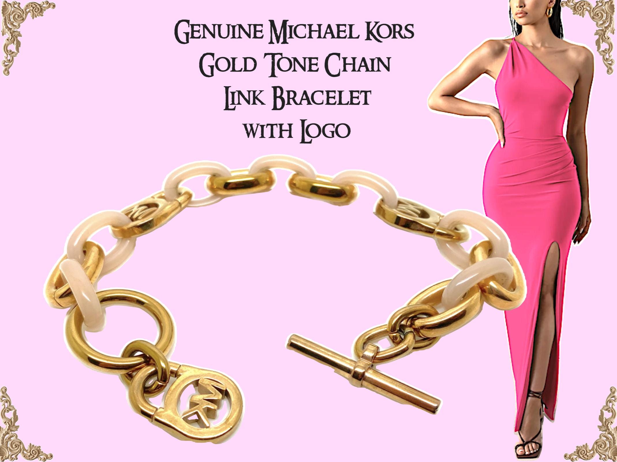 Michael kors logo bracelet store