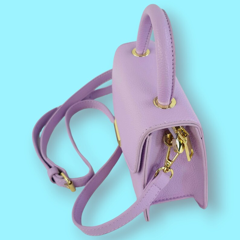 Minimalist Lilac Handbag Purple Shoulder Bag Lavender Cross Body Bag ...