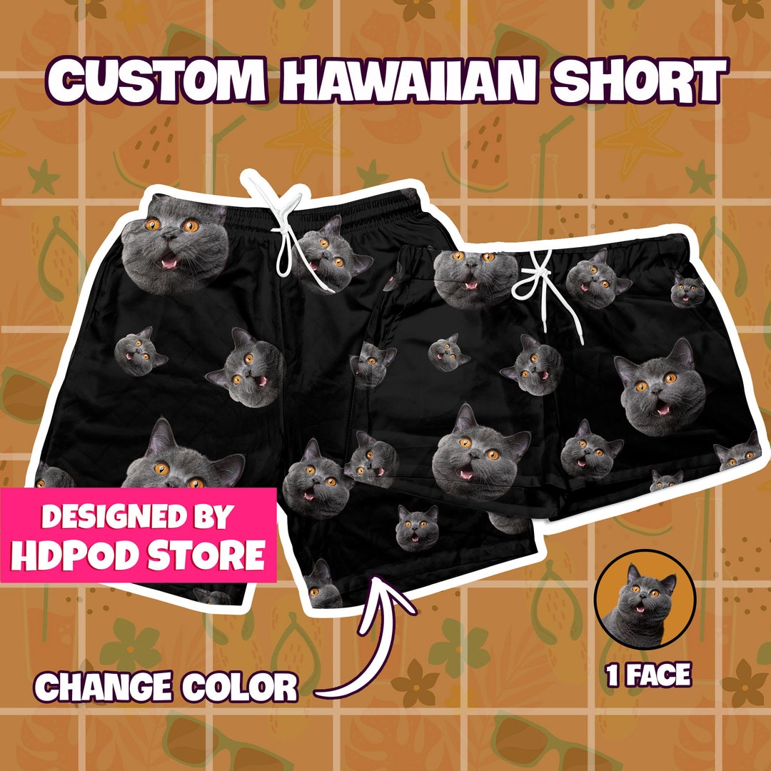Custom Pet Shorts, Custom Face Shorts, Customized Shorts, Custom Photo ...