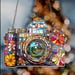 Camera Photographer ACRYLIC Window Hanging, Camera Stained Glass ...