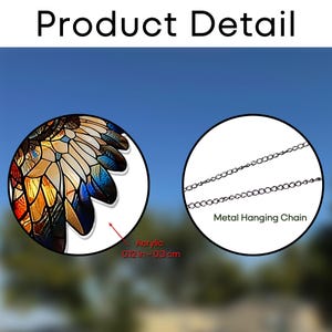 Owl ACRYLIC Window Hanging Suncatcher, Flying Owl Window Hanging, Owl ...