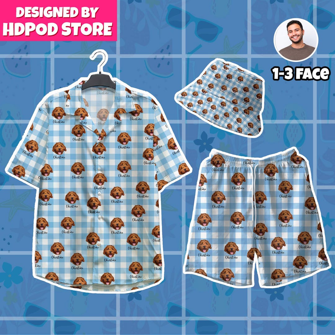 Checkerboard Shirt, Custom Face and Name Shirt, Custom Text Shirt ...