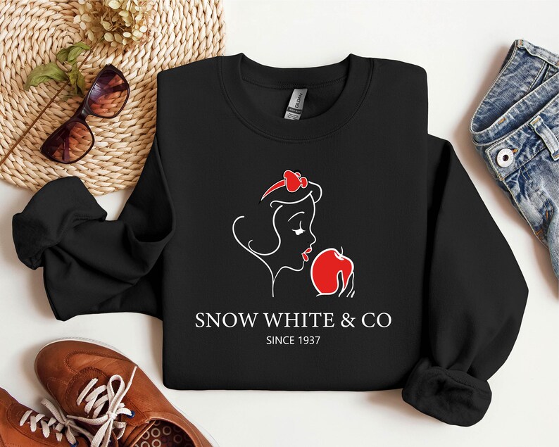 Snow White & Co EST 1937 Sweatshirt, Disney Princess Snow White Classic ...
