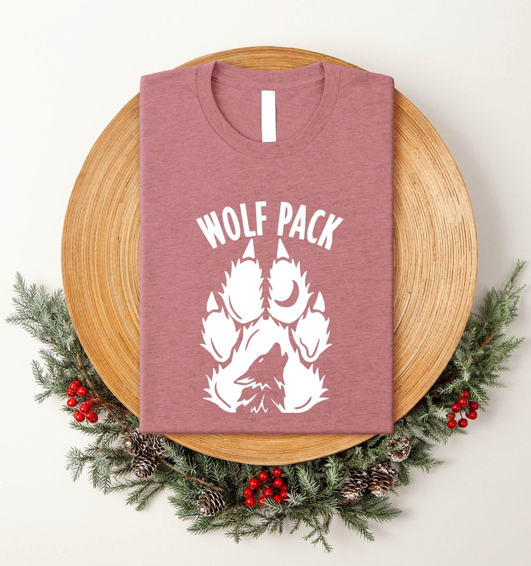 Wolf Pack Shirt, Wolf Pack T-shirt, Family Matching Shirts, Wolf Lover ...