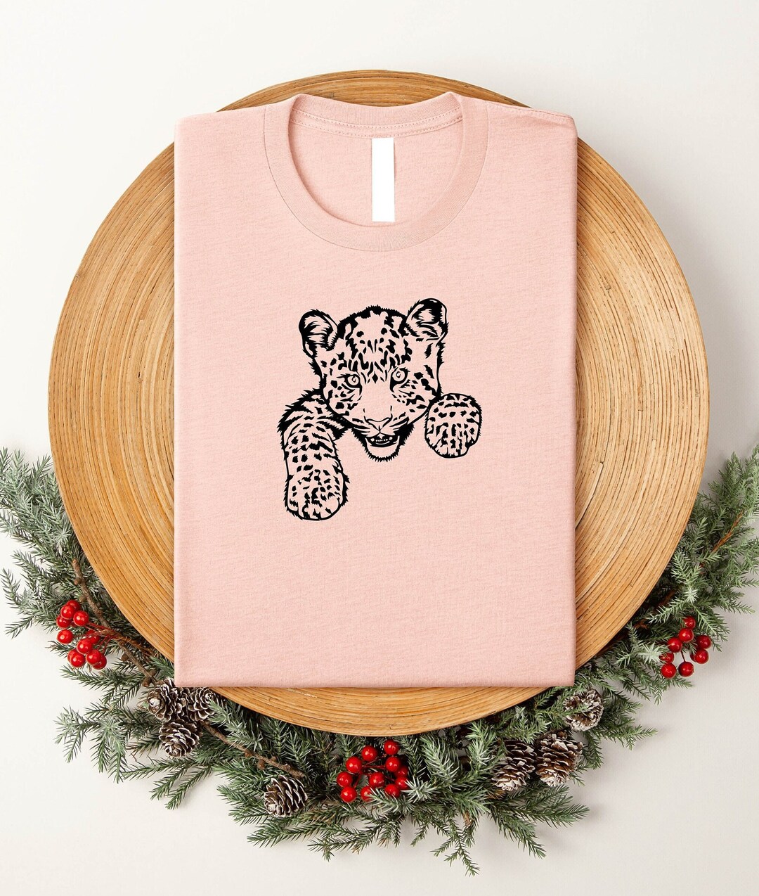Tiger Face Shirt: Trendy Animal Print Tee - Etsy