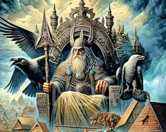 Norse Mythology Digital Download High Resolution Viking Art ...