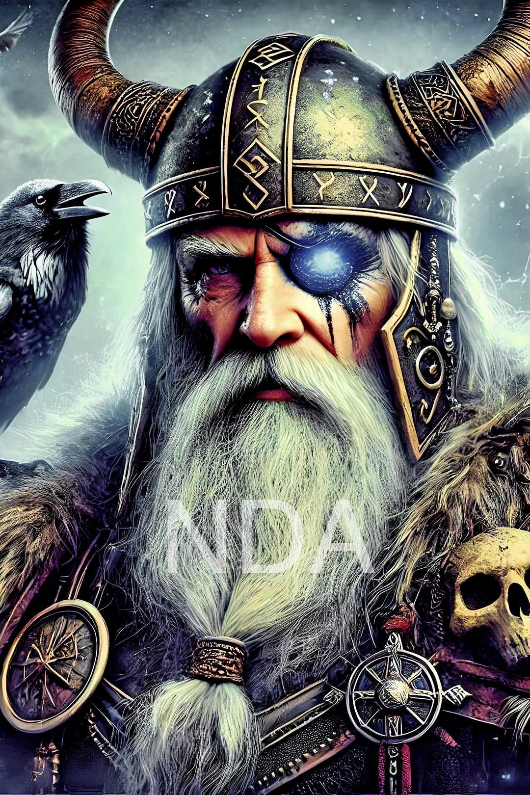 Viking Art Print – Norse Mythology, Nordic Legends (digital Download ...