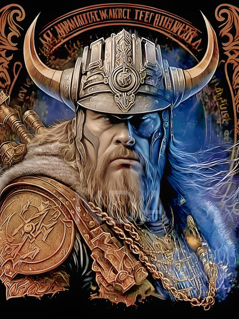 Norse Mythology Digital Download High Resolution Viking Art ...