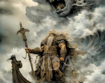 Norse Mythology Digital Download High Resolution Viking Art ...
