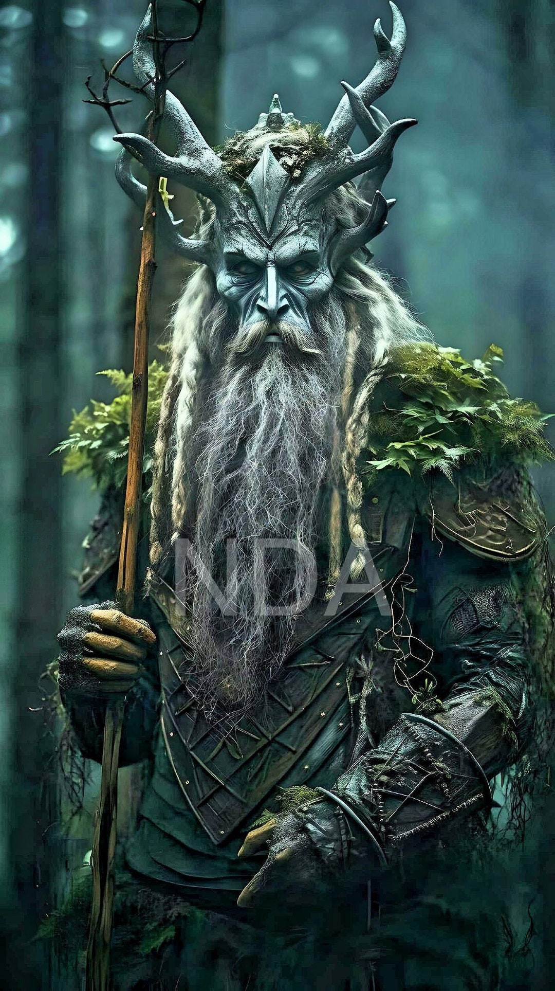Norse Mythology Art Print – Viking God, Nordic Legends (digital ...