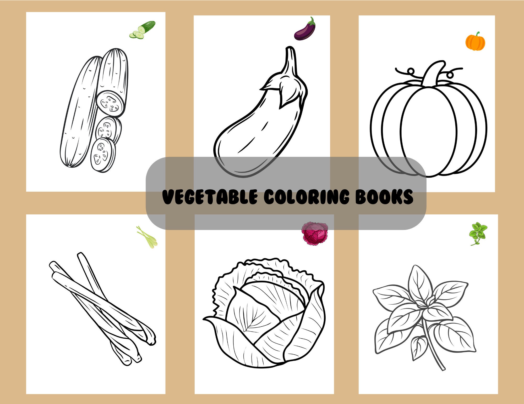 30 Vegetable Coloring Book Pages tropical Fruit coloring - Etsy