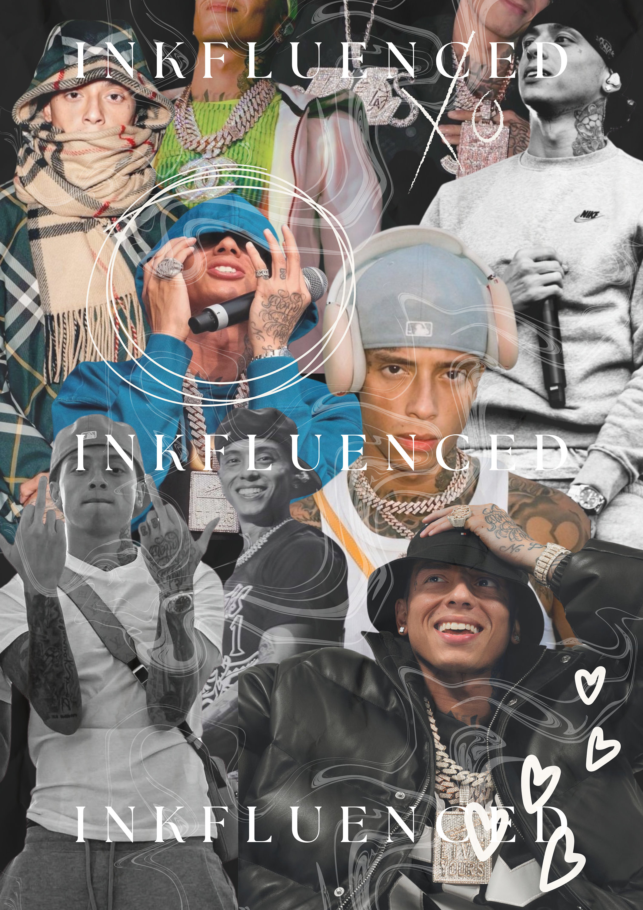Central Cee Rapper Collage Digital Print - Etsy