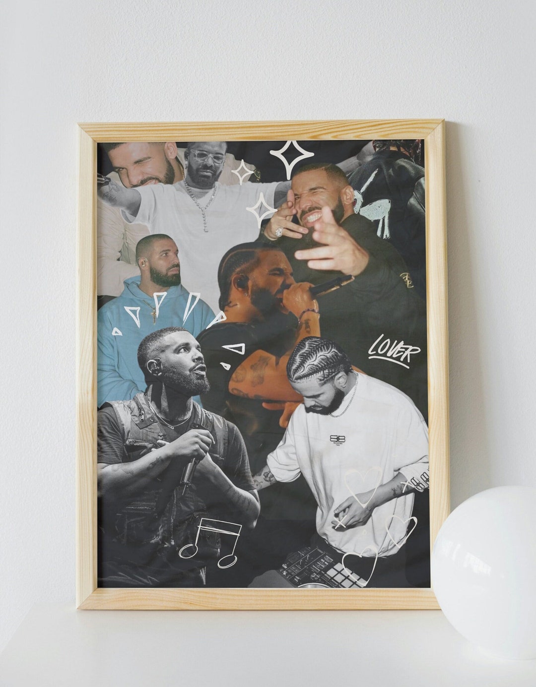 Drake Rapper Digital Print - Etsy