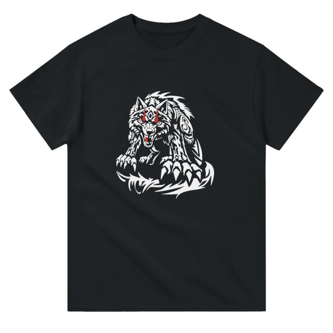 Jacob Fatu Samoan Werewolf WWE Wrestling Tee T-shirt Black Tshirt - Etsy