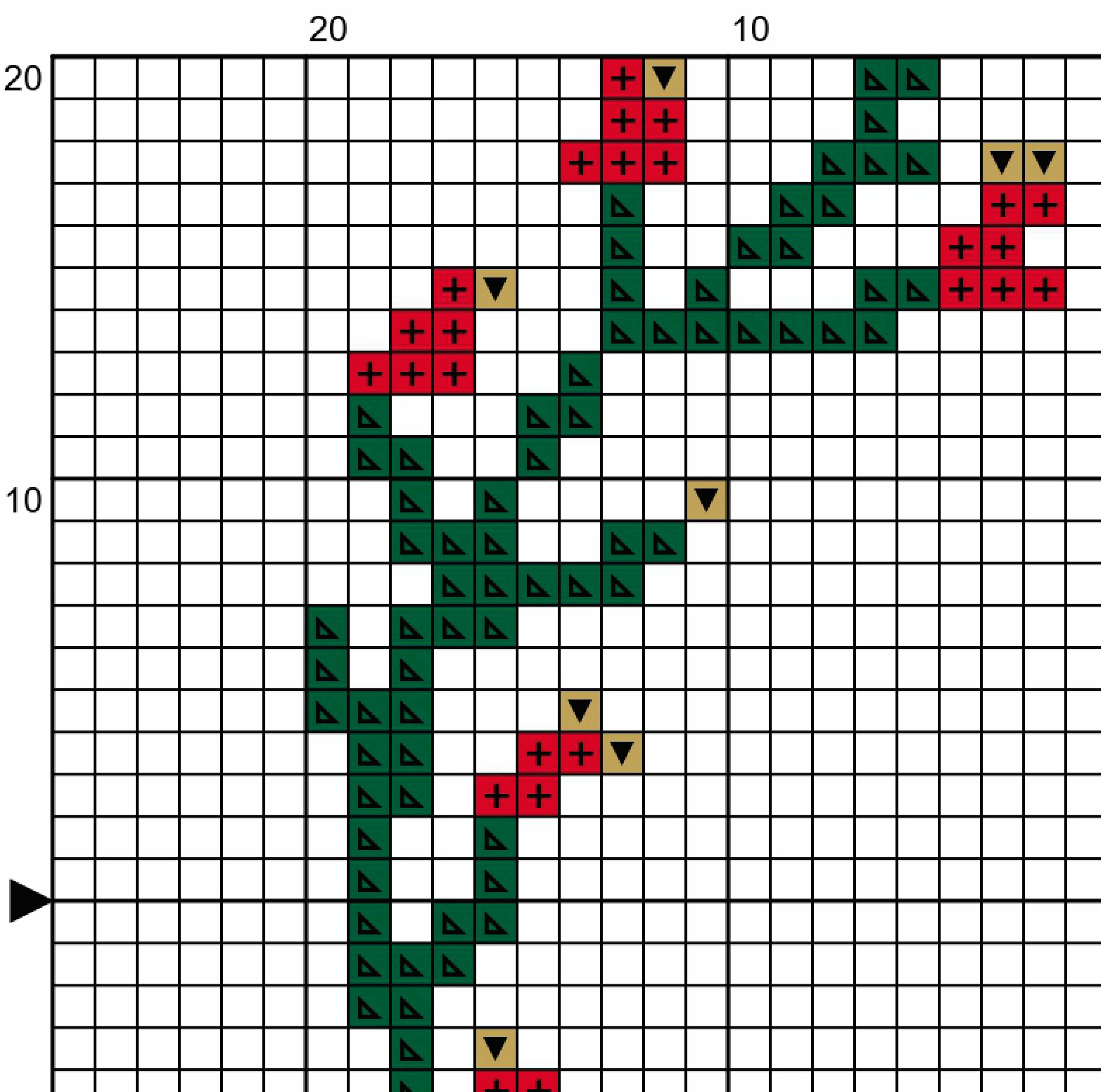 Christmas Alphabet Cross Stitch Pattern PDF - Christmas Cross Stitch ...