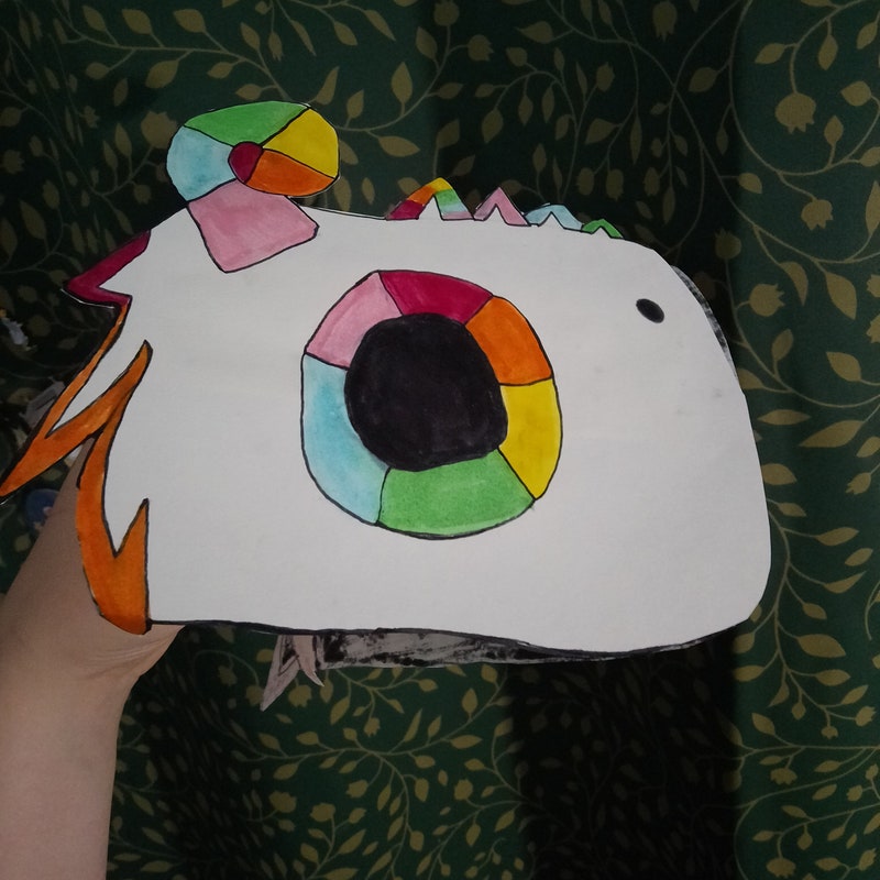 Scary Dragon Paper Puppets - Etsy