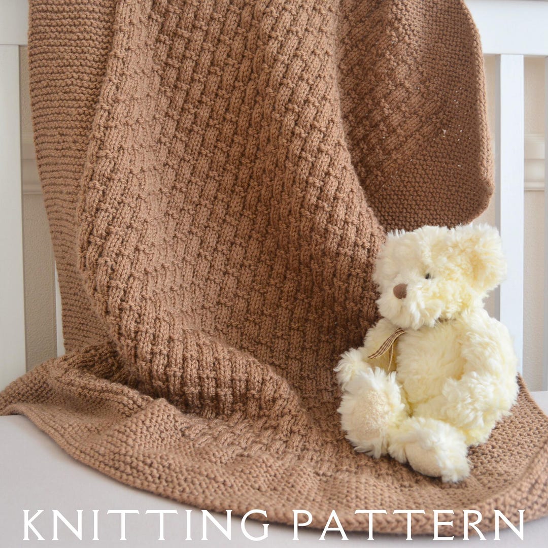 Billy's Blanket Knitting Pattern Aran Baby Toddler Blanket Easy Instant ...