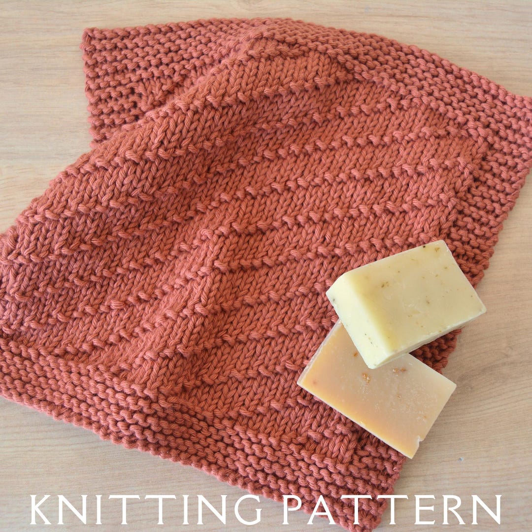 Wash Cloth Knitting Pattern Cotton Dishcloth Design 10 Instant PDF ...