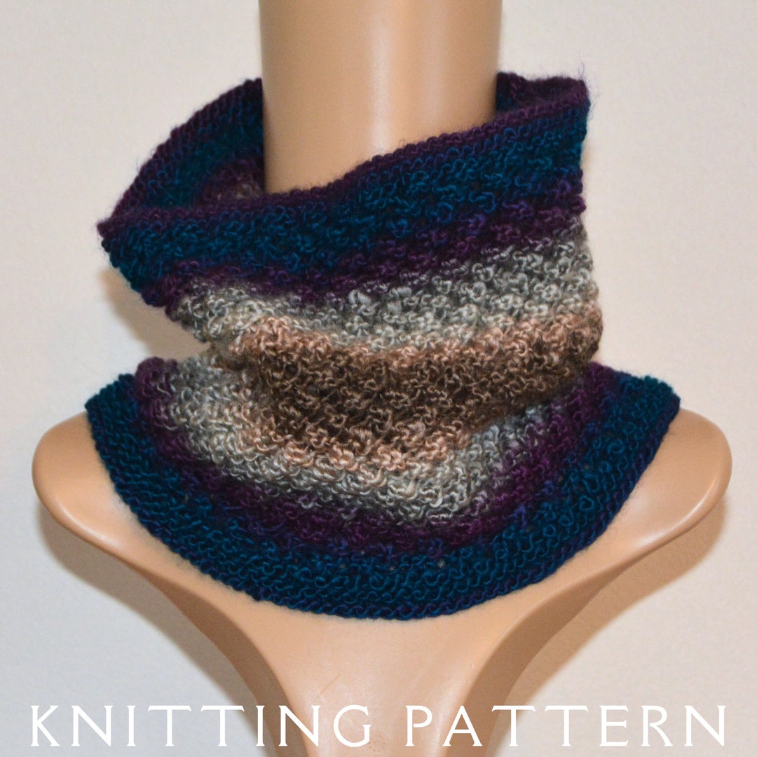 Cowl Knitting Pattern the Blackberry Cowl Instant PDF Download for You ...