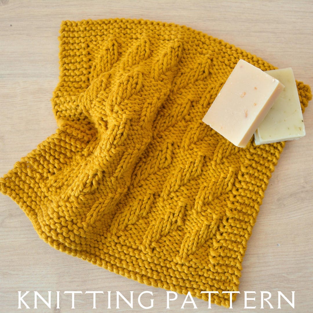 Wash Cloth Knitting Pattern Cotton Dishcloth Design 13 Instant PDF ...