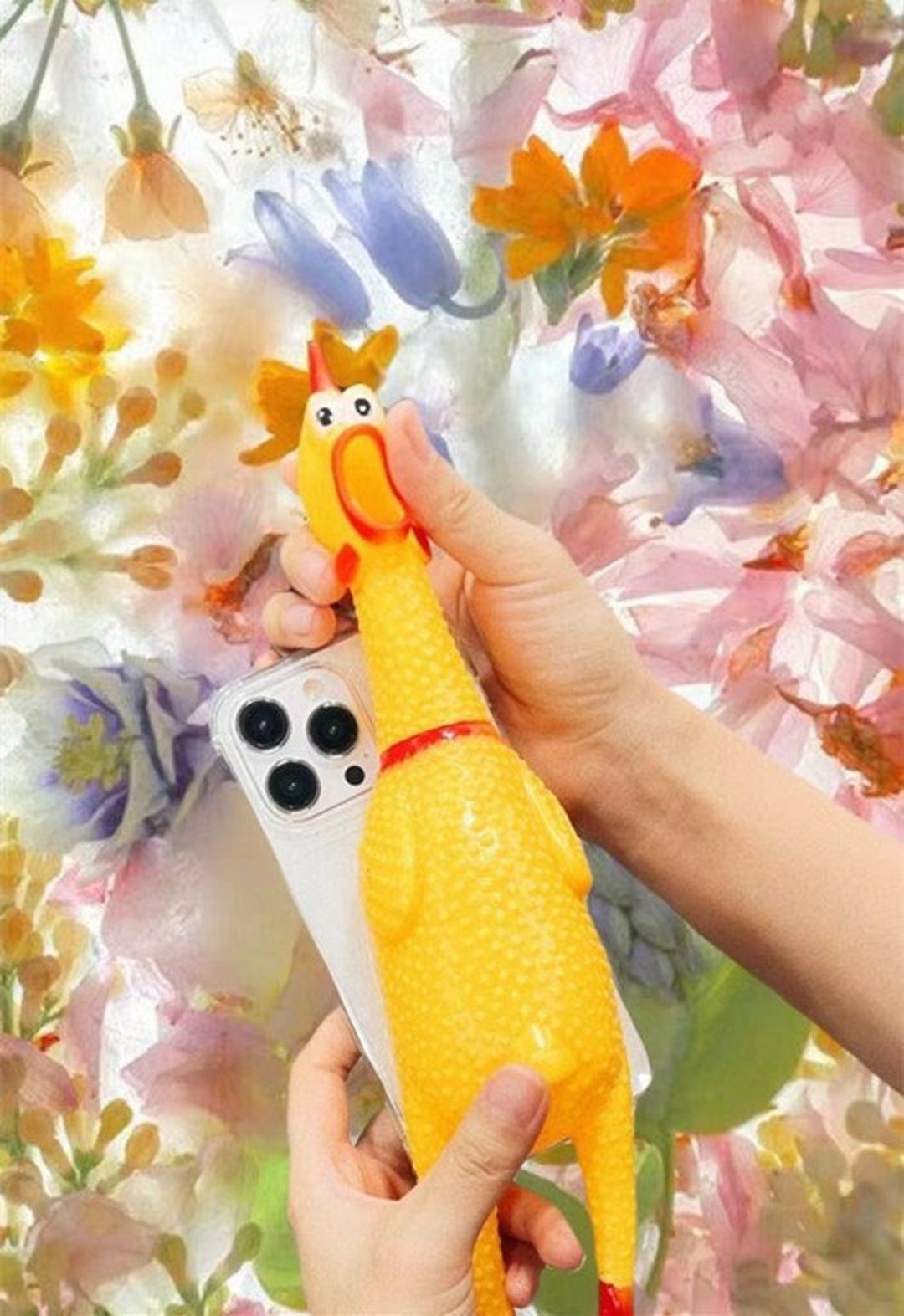 3D Screaming Rubber Chicken Phone Casefunny Vent Screaming - Etsy