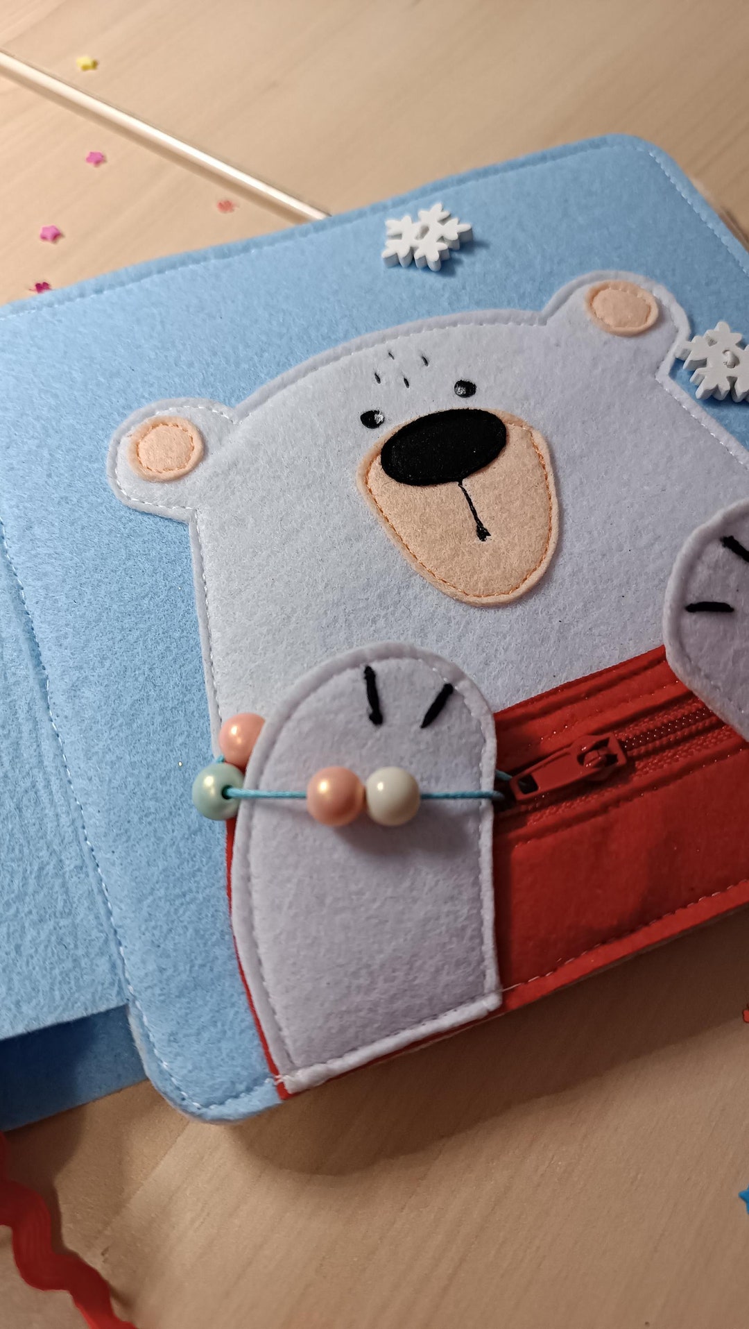 Personalized Felt Sensory Book for Ages 0-4, Baby Quiet Book ...
