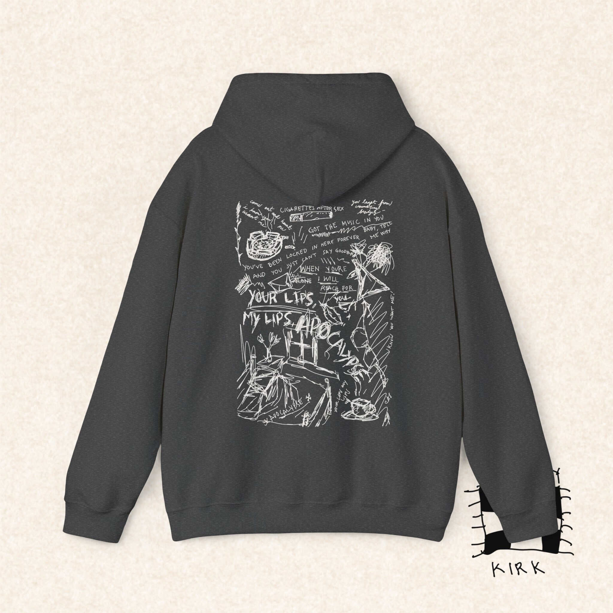 Cigarettes After Sex Apocalypse Hand Drawn Doodle Tees By Kirk Unisex